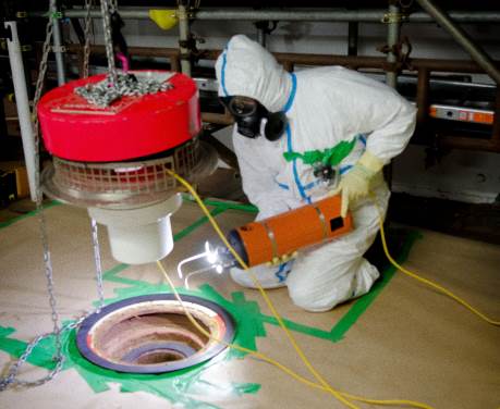 Robot deployed into Magnox Swarf Storage Silo - World Nuclear News