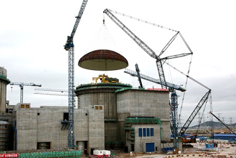 Dome in place at fourth Fuqing unit - World Nuclear News